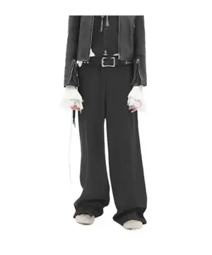 ANN DEMEULEMEESTER Franck Wide-leg Trousers - Black