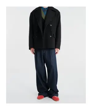 Dries Van Noten Double-breasted Wool Overcoat