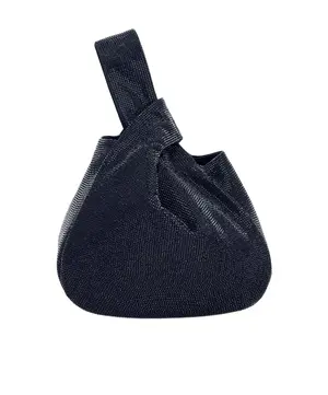 Giorgio Armani Handbag In Viscose And Silk Satin With Rhinestones