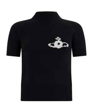 VIVIENNE WESTWOOD Short Sleeve Knitted Top