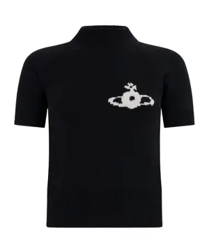 VIVIENNE WESTWOOD Short Sleeve Knitted Top