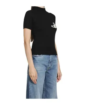 VIVIENNE WESTWOOD Short Sleeve Knitted Top