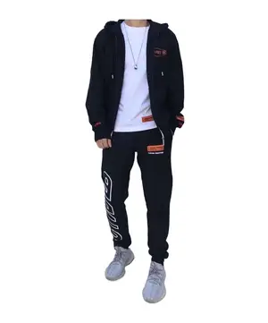 Heron Preston Zip-up Hoodie With Drawstring And Patch Pockets
