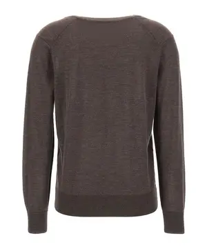 Loulou De Saison Julio V-neck Knitwear - Brown