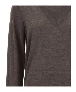 Loulou De Saison Julio V-neck Knitwear - Brown