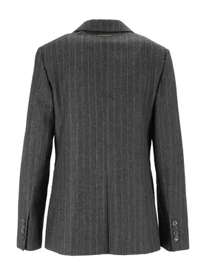 Peserico Single-breasted Striped Blazer