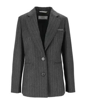Peserico Single-breasted Striped Blazer - No