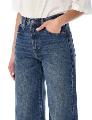 FRAME High-waisted Wide-leg Jeans