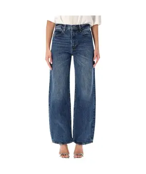 FRAME High-waisted Wide-leg Jeans - No