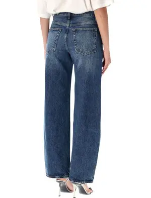FRAME High-waisted Wide-leg Jeans