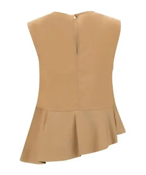 KAOS Asymmetric Ruffled Peplum Top