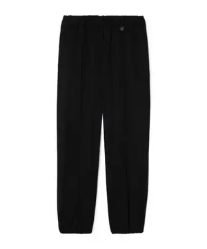 Burberry Wool Twill Jogging Pants - Black