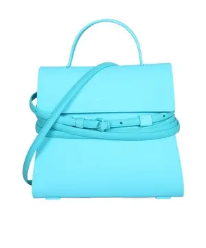 Moschino Belted Foldover Top Tote Bag - Blue