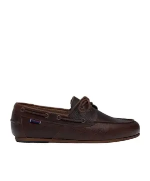 SEBAGO Owen Textured Leather Boat Shoes