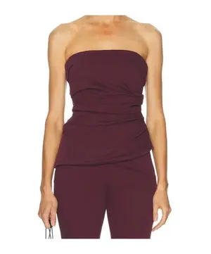 Simkhai Sleeveless Strapless Vest With Asymmetrical Hem
