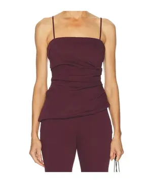 Simkhai Sleeveless Strapless Vest With Asymmetrical Hem