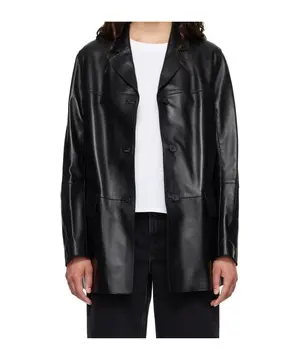 Loulou De Saison Nari Leather Blazer
