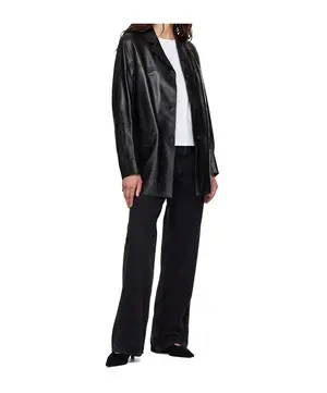 Loulou De Saison Nari Leather Blazer