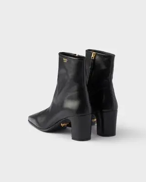 Prada Leather Ankle Boots