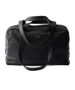 Prada Nappa Leather Tote Bag - Black
