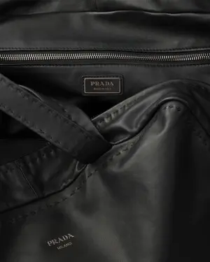 Prada Nappa Leather Tote Bag