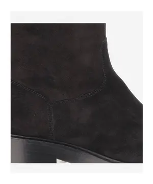 Sartore Buckled Suede Ankle Boots - No