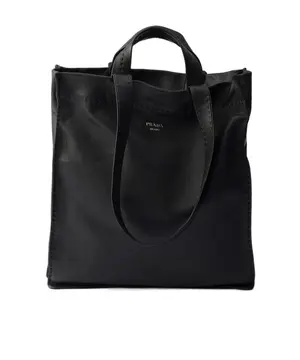 Prada Nappa Leather Tote Bag - Black