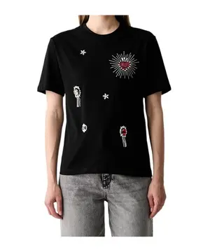 Liu Jo Embellished T-shirt - Black