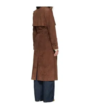 Mackage Oversized Long-sleeve Trench Coat - Brown