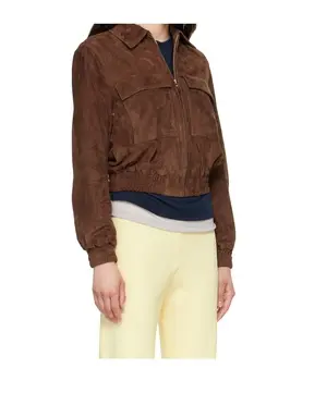 Mackage Long-sleeve Leather Jacket With Zipper