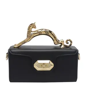LANVIN Cat-shaped Handle Handbag