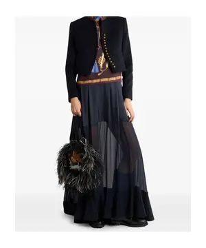 Etro Wool-blend Cropped Jacket With Pegaso Buttons