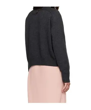 Loulou De Saison Ribbed-knit Crew-neck Sweater With Embroidered Logo