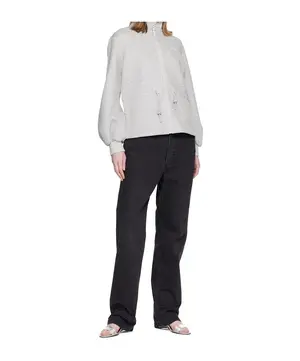 Mackage Finola Casual Zip-up Jacket With Drawstring Waist - Grey