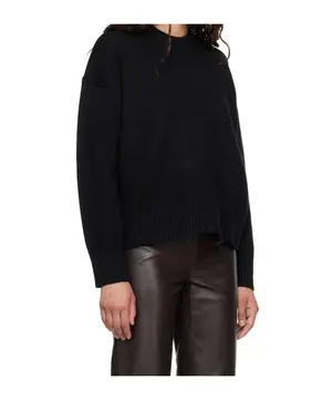 Loulou De Saison Oversized Ribbed Crew Neck Sweater