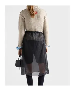 Prada Wool Zipper Cardigan