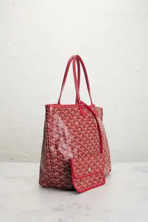 FWRD RENEW Goyard Saint Louis Gm Tote Bag - Red