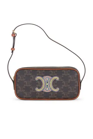 Celine Triomphe Mini Camera Bag - Brown
