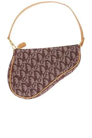 Dior Diorissimo Pochette Saddle Bag - Brown