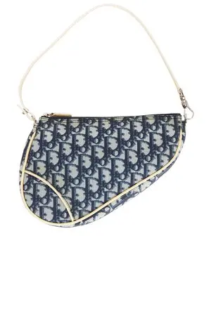 Dior Diorissimo Pochette Saddle Bag - Navy