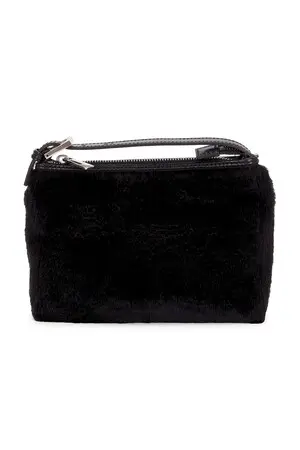 Fendi Fur Vanity Handbag - Black