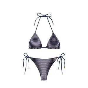 ROOM 24 Riviera Triangle Bikini Top - Blue