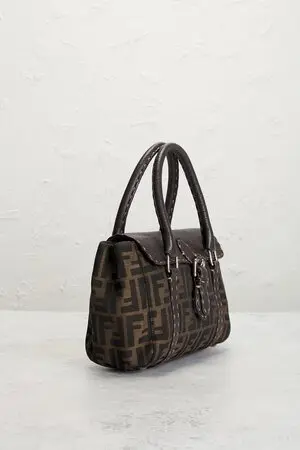 Fendi Zucca Linda Handbag