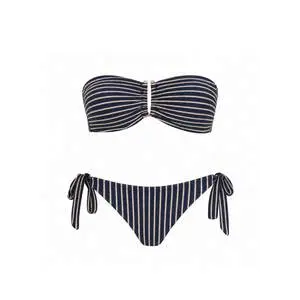ROOM 24 Riviera Bandeau Bikini - Blue