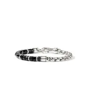 JOHNHARDY Heishi Chain Bracelet With Black Onyx