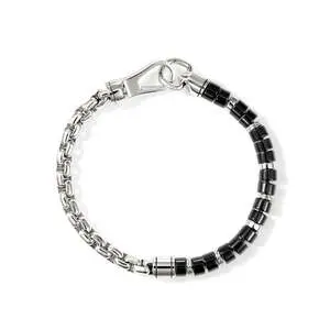 JOHNHARDY Heishi Chain Bracelet With Black Onyx