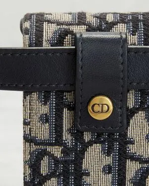 FWRD RENEW Dior Oblique Saddle Belt Bag - Blue