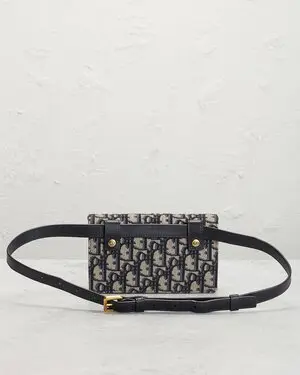 FWRD RENEW Dior Oblique Saddle Belt Bag