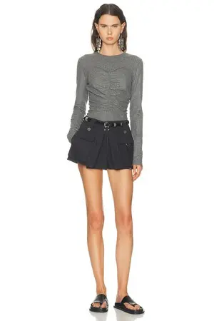 Isabel Marant Étoile Delesa Ruched Knit Top