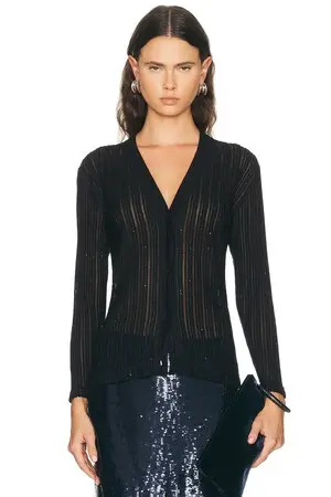 TOM FORD Micro Sequined Evening Cardigan